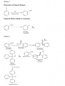 Using the Grignard Reaction to Prepare Triphenylmethanol - Odinity